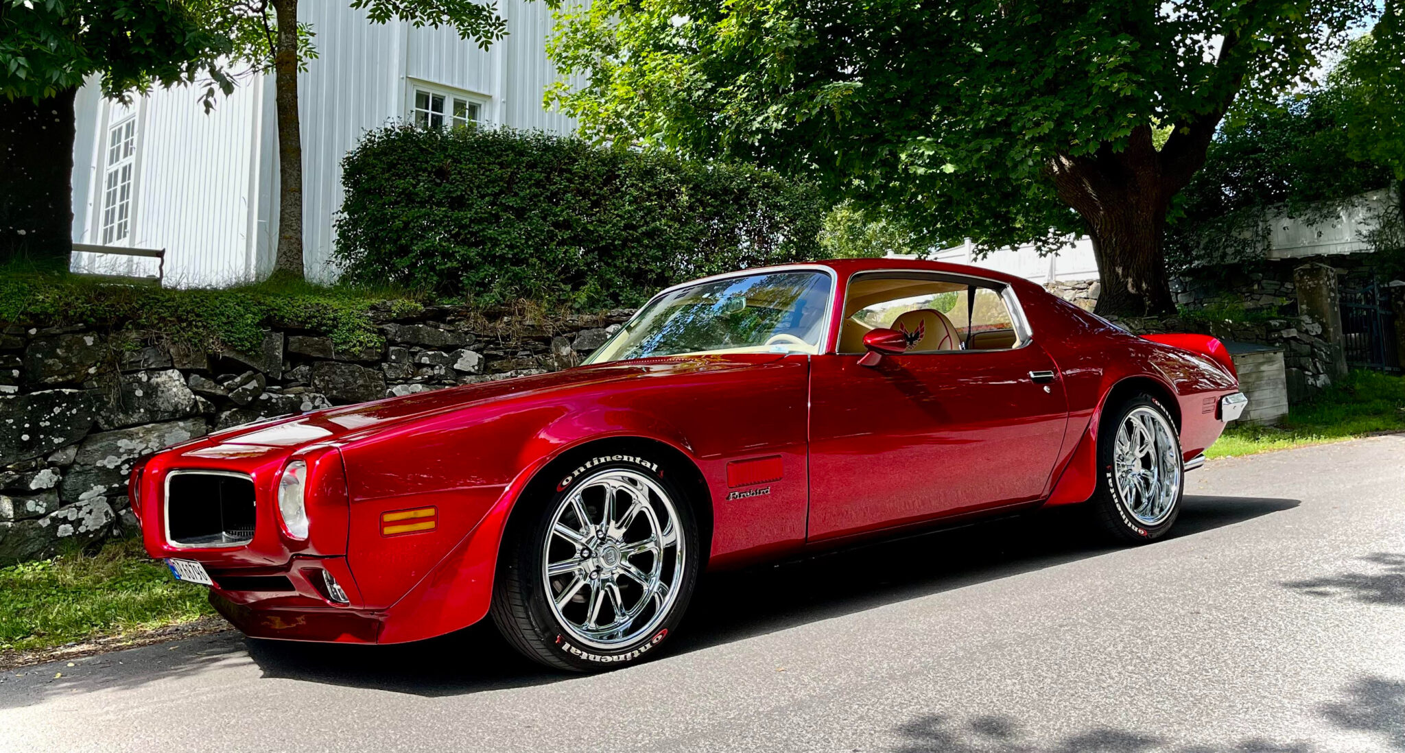 Candy Red Pontiac Firebird 350 Restomod - The Speed Cartel